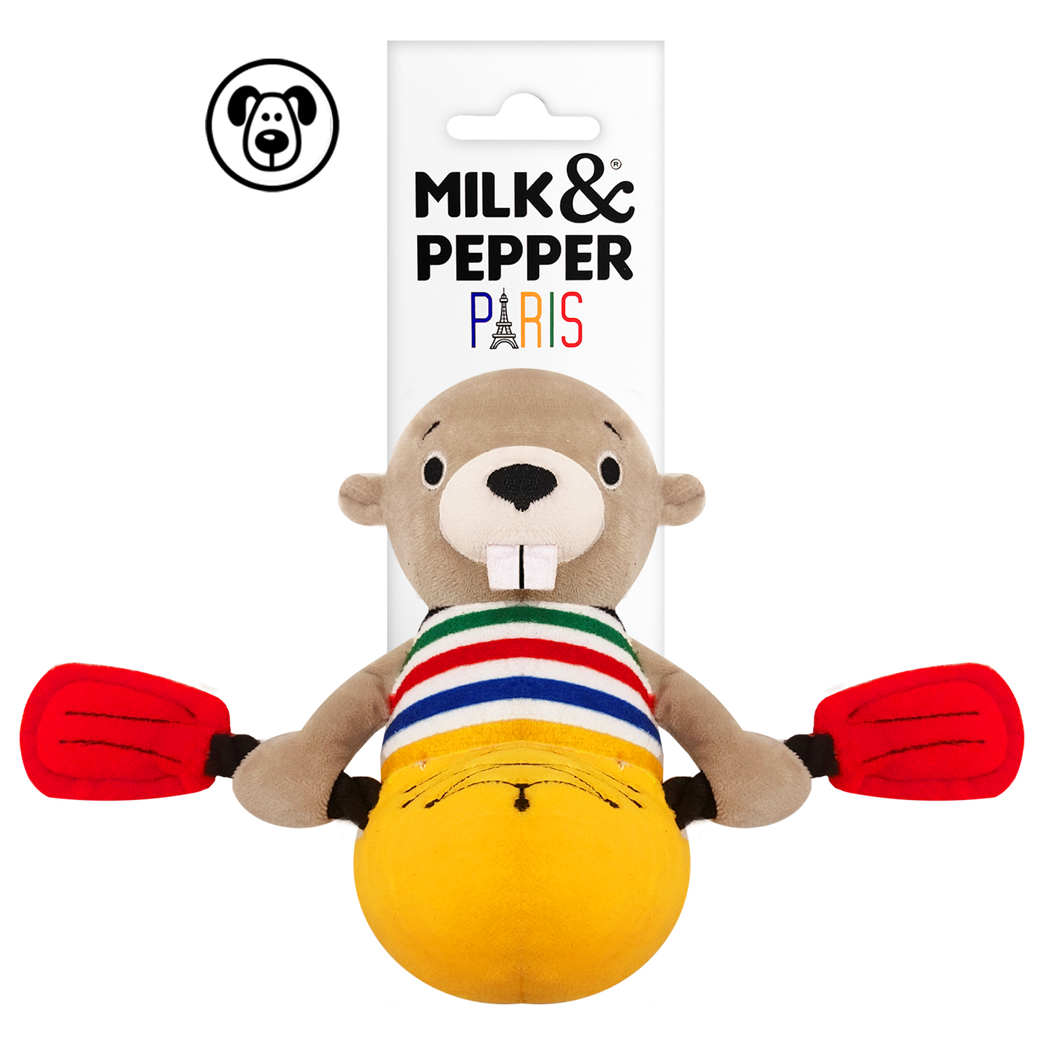 Milk and Pepper - Jouet Tony Castor Kayakiste - L'univers Animalier